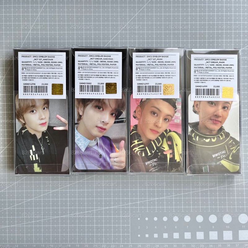 Jual smcu express emblem badge — haechan & mark (nct 127 & nct dream ...