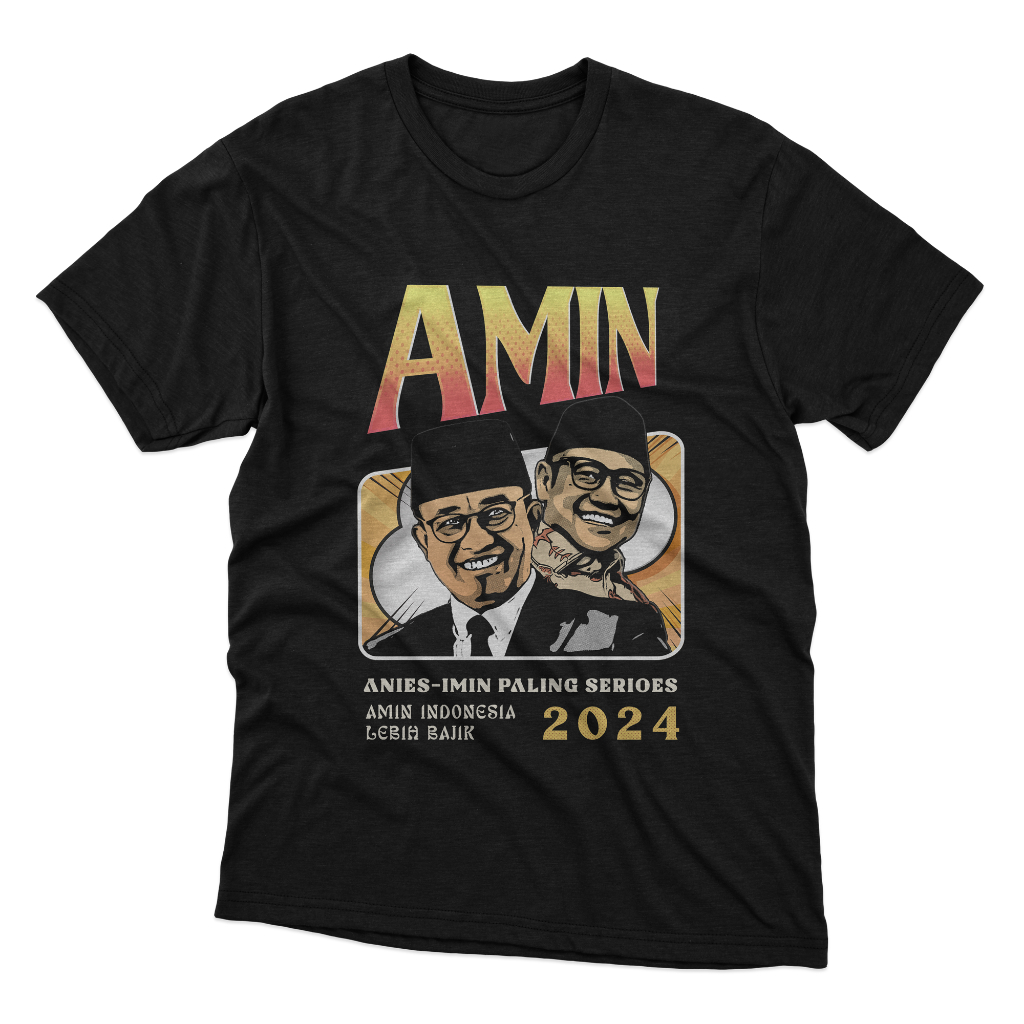 Jual Tshirt KAOS AMIN Anies Muhaimin - Relawan Aminkan Indonesia ...