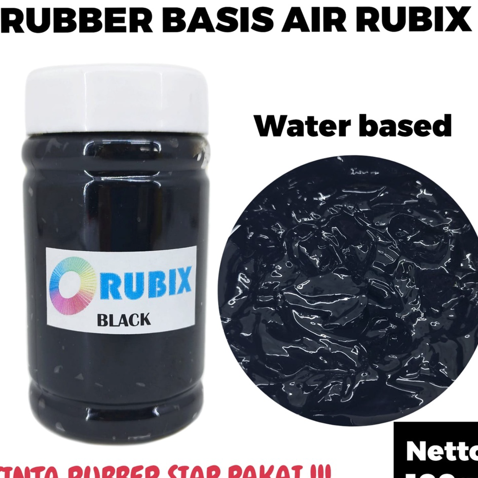 Jual Paling Popular CAT SABLON RUBBER GL PASTA CAT AKRILIK WARNA HITAM ...