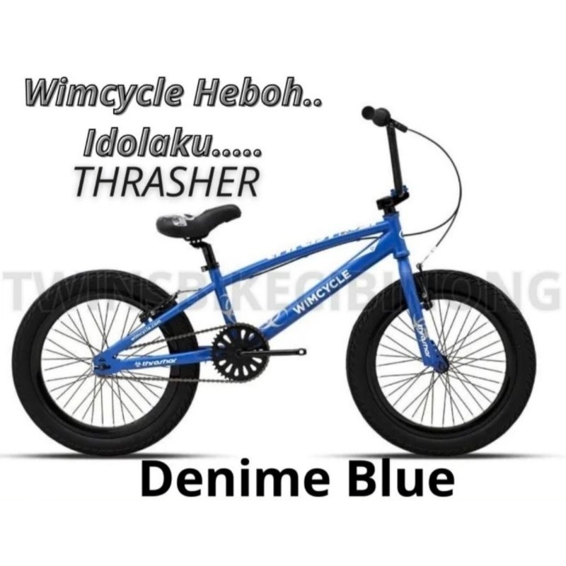 Jual SEPEDA BMX WIMCYCLE THRASHER 20 INCH BAN JUMBO | Shopee Indonesia