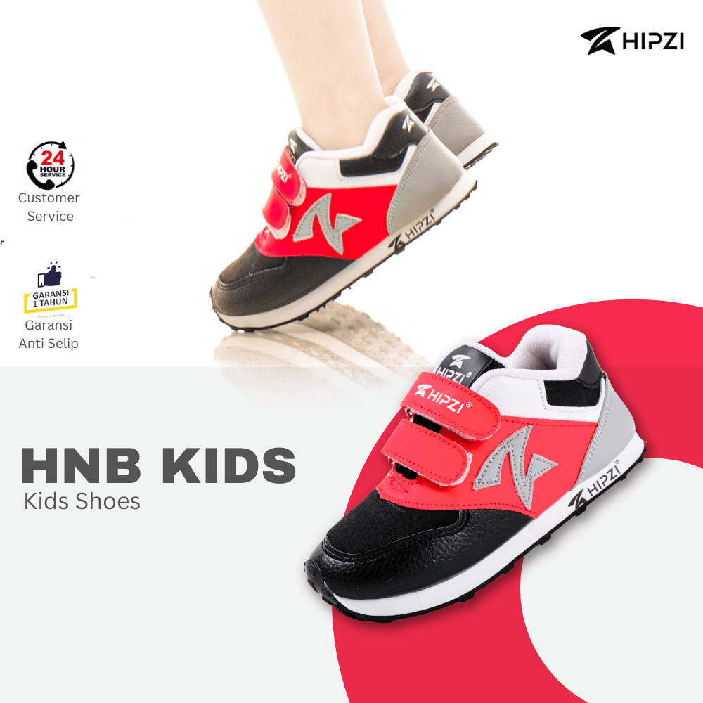 Jual HIPZI Sepatu Anak Sneakers Anak Perempuan Laki Laki Cowok Cewek Tk ...