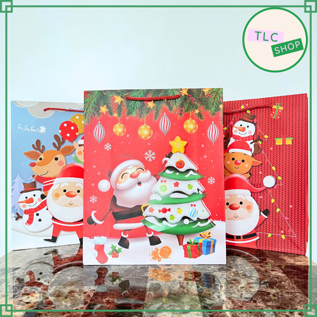Jual PaperBag Natal / Paper Bag Kado / Paper Bag Pembungkus Kado ...