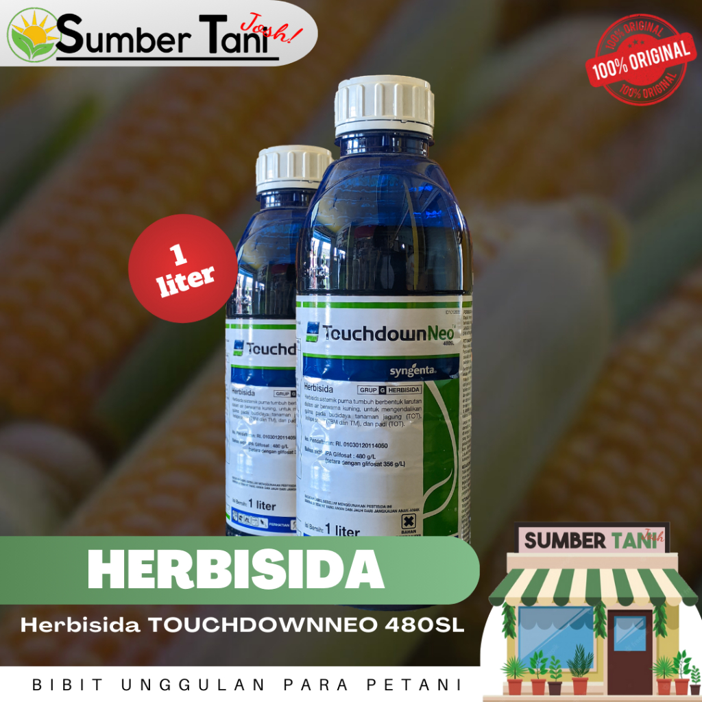 Jual HERBISIDA TOUCHDOWN NEO 480SL SYNGENTA KEMASAN 1LITER | Shopee ...