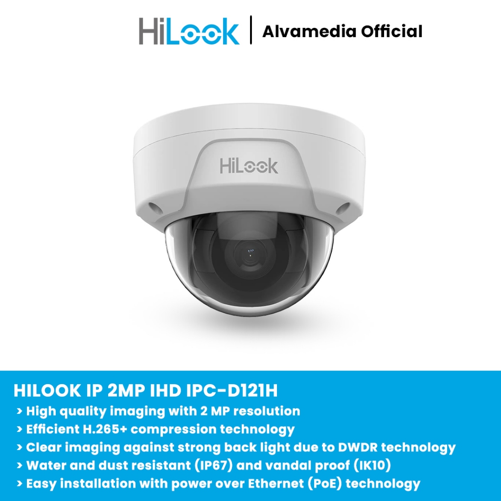 Jual IP Camera 2MP 1080P Indoor Hilook IPC-D121H IP Camera Indoor ...
