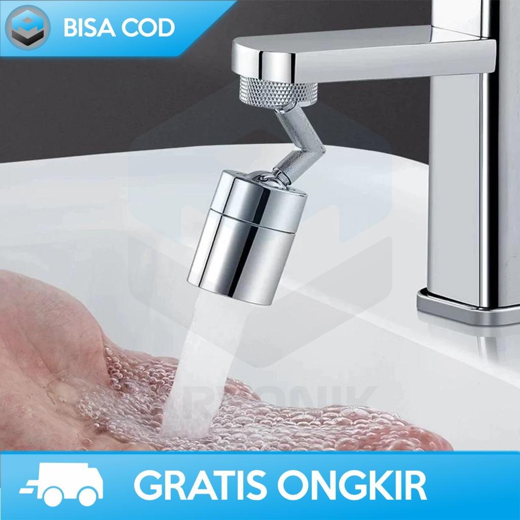 Jual FILTER KERAN AIR KAMAR MANDI FLEKSIBEL AERATOR SPRAY KRAN ...