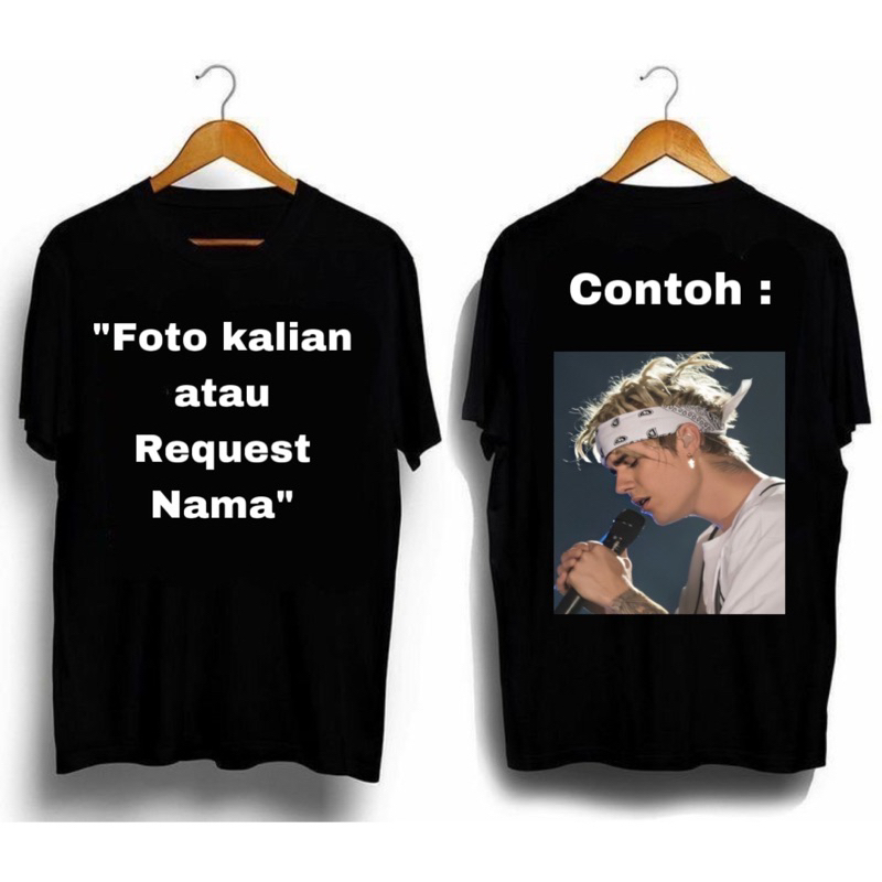 Jual KAOS CUSTOM FOTO SENDIRI ATAU COUPLE - T-SHIRT REQUEST FOTO/TEXT ...