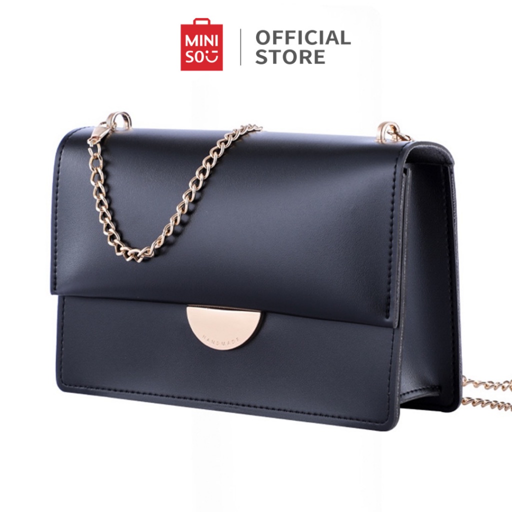 Jual Miniso Tas Selempang Wanita Semicircular Hardware Sling Bag Women Tas Cewek Kekinian Tas ...
