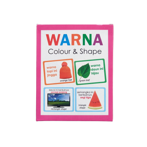Jual Flash Card Glossy Kartu Pintar Edukasi Anak Warna Bentuk Benda ...