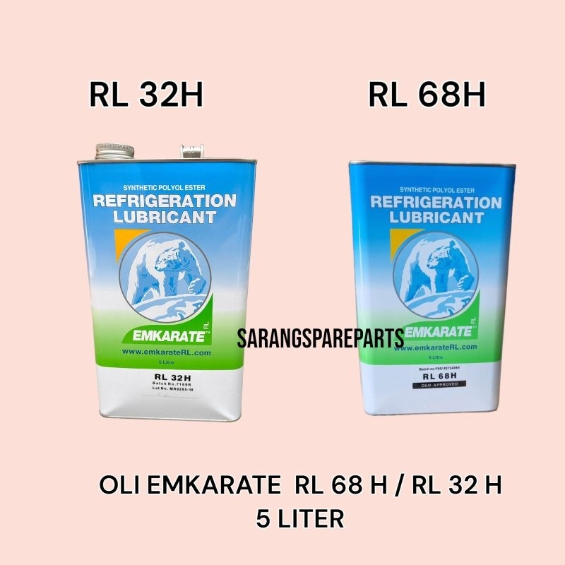 Jual OLI KOMPRESOR EMKARATE RL 32H RL 68H 5 LITER / OIL KOMPRESSOR ...