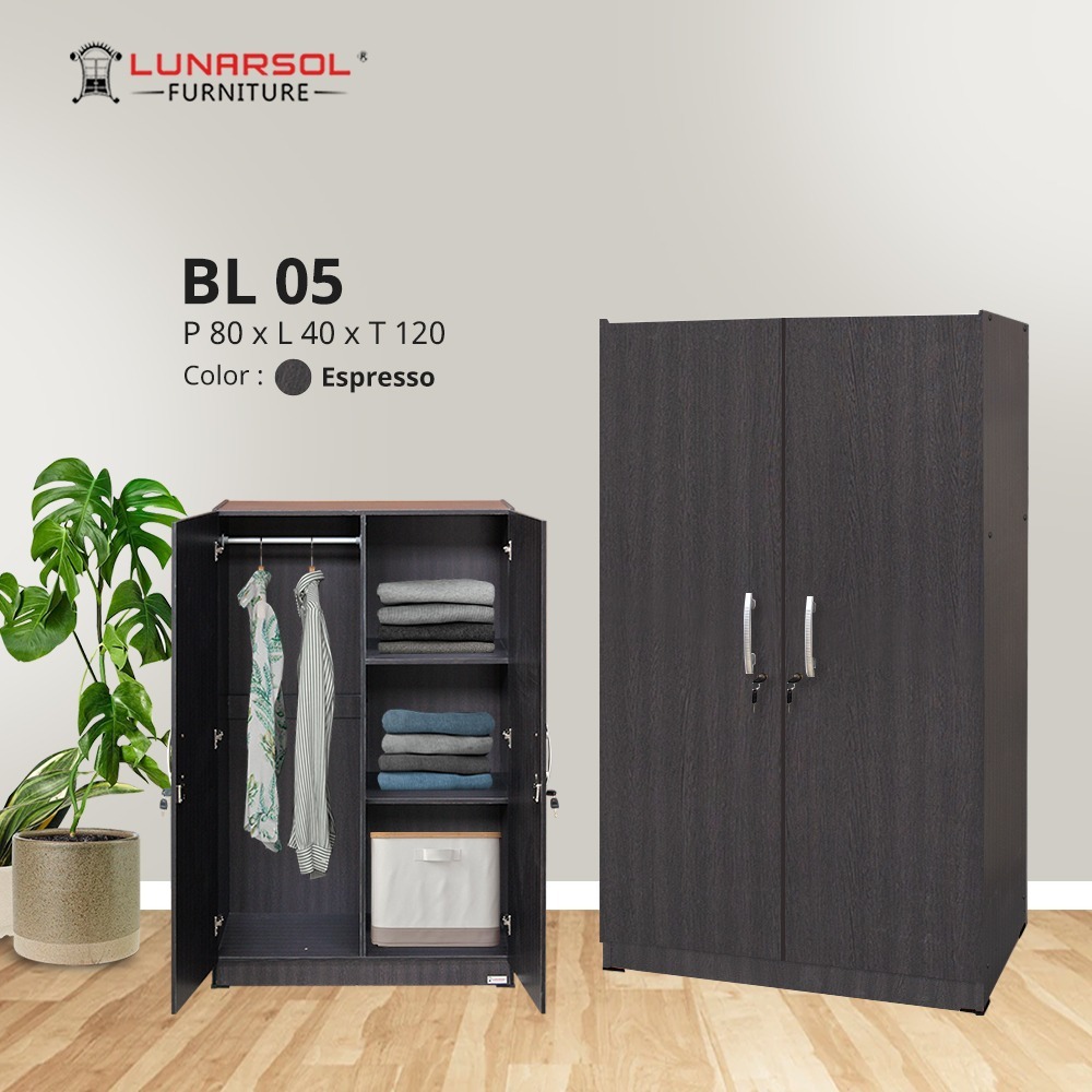 Jual LEMARI PAKAIAN BABY LOCKER KAYU GANTUNG | Shopee Indonesia