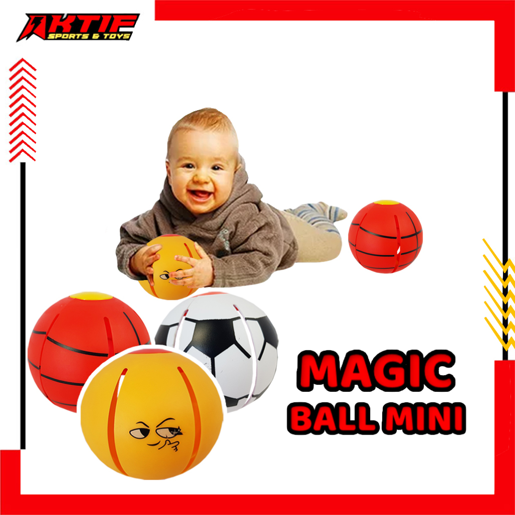 Jual Mainan Anak Viral Bola Ufo/ Bola Magic Flat Ball Mini YG28 ...