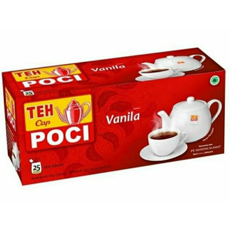 Jual TEH POCI CELUP VANILA ISI 25 | Shopee Indonesia