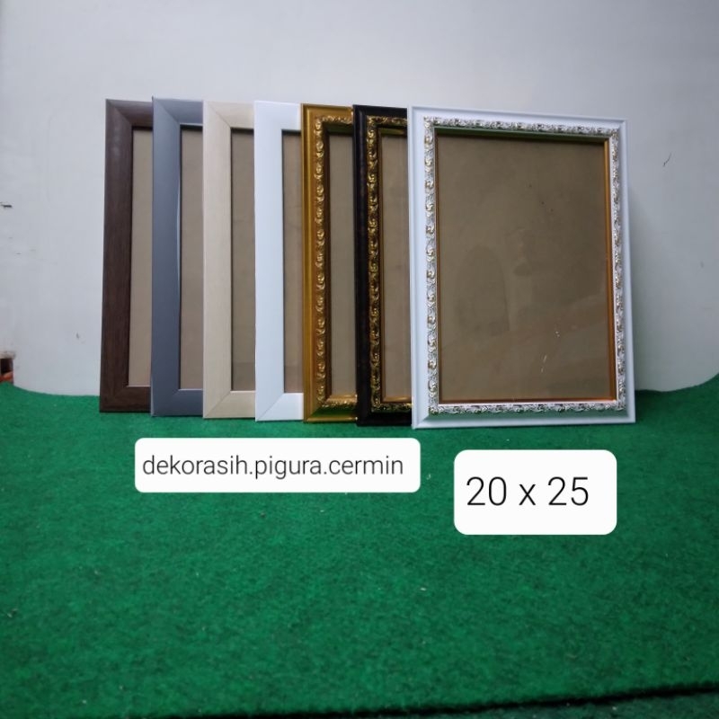 Jual Bingkai Foto 8R/10R (20 x 25cm) MOTIF GLOSIR PAKAI KACA Frame ...