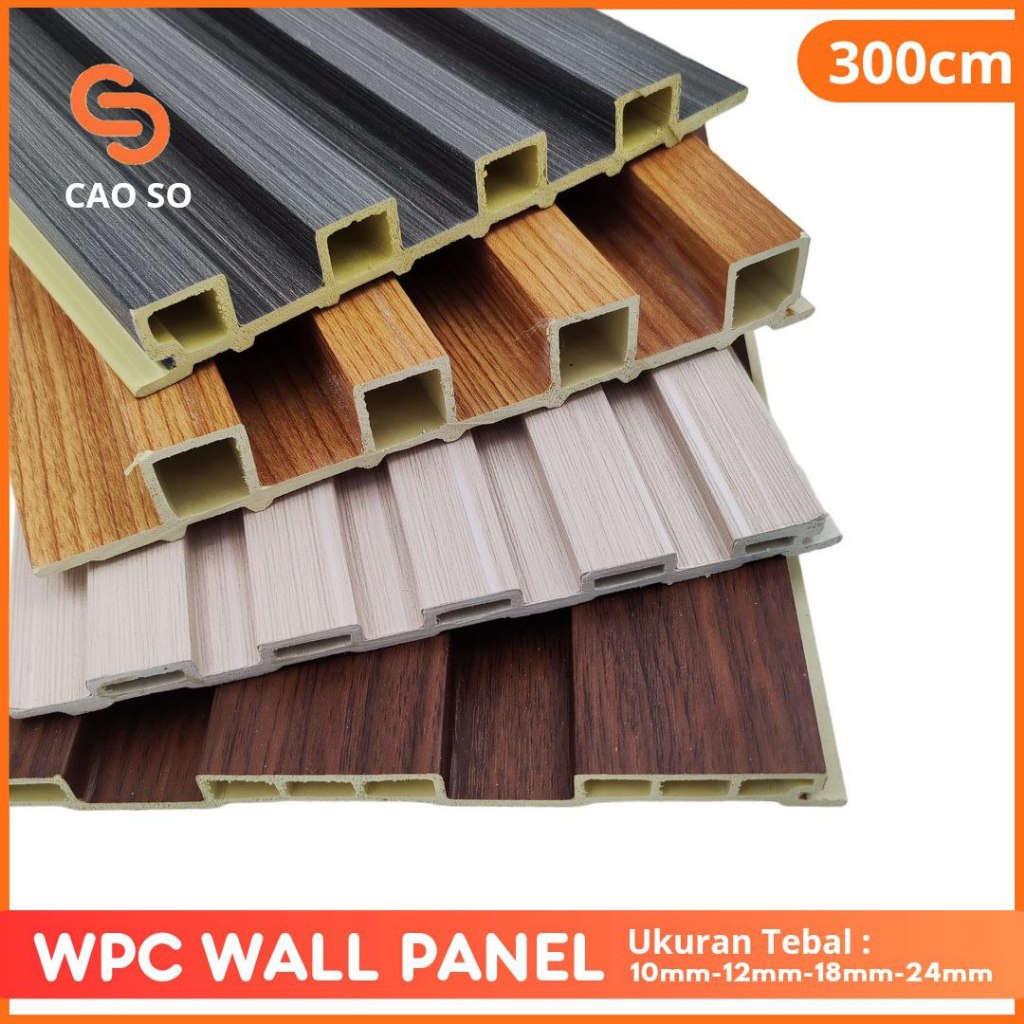 Jual ( 3 METER ) WPC wall Panel Dekorasi Dinding Premium Kayu ...