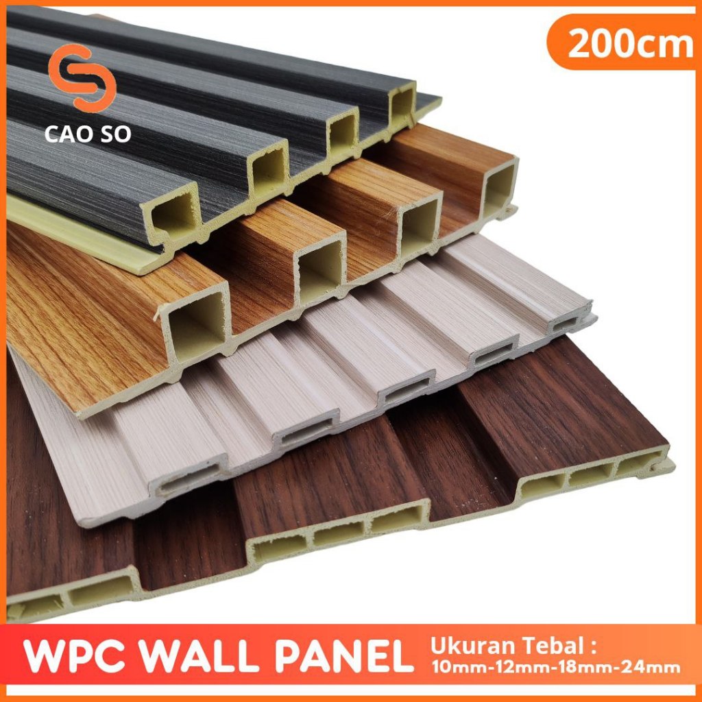 Jual ( 2 METER ) WPC wall Panel Dekorasi Dinding Premium Kayu ...