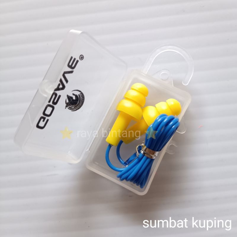 Jual Sumbat kuping tali pvc peredam suara bising penutup pelindung telinga ear plug | Shopee ...