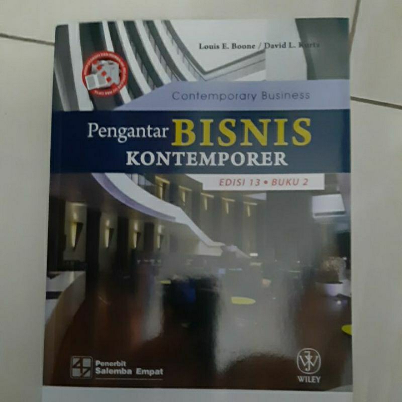 Jual Pengantar Bisnis Kontemporer Edisi ke-13 Buku 2Louis Eugene Boone ...