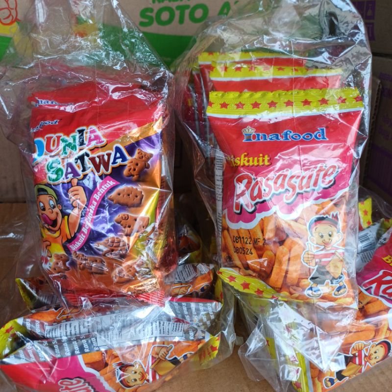 Jual Biskuit Dunia Satwa/ Rasa Sate 1 pak isi 10 pcs | Shopee Indonesia