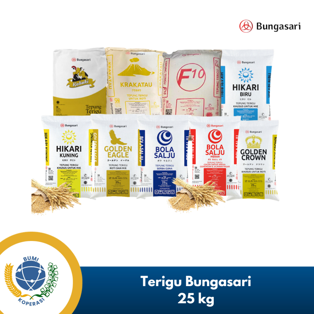 Jual CARGO Tepung Terigu Bungasari 25 Kg | Shopee Indonesia
