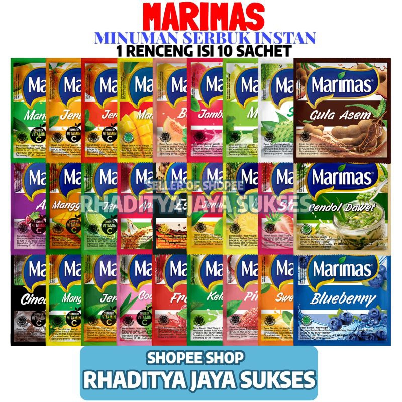 Jual Marimas 1 Renceng Isi 10 Sachet | Shopee Indonesia