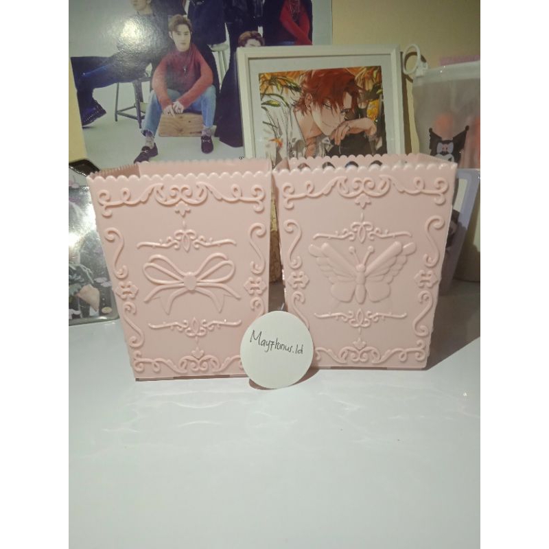 Jual Storage box tempat pensil kotak penyimpanan aesthetic Mr diy ...