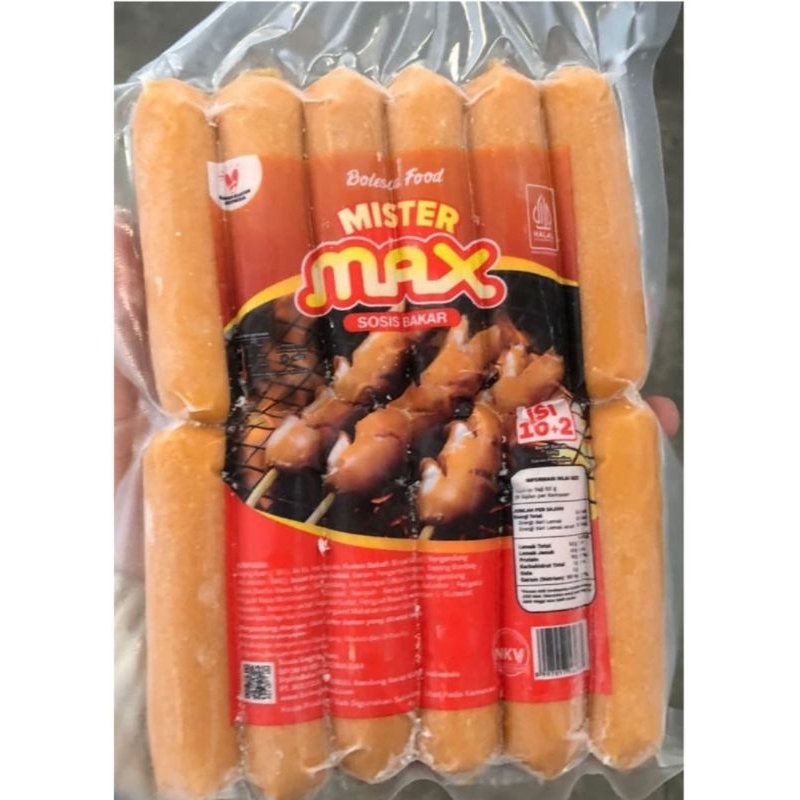 Jual Sosis Bakar Mister Max Mini isi 12bj 500gr | Shopee Indonesia