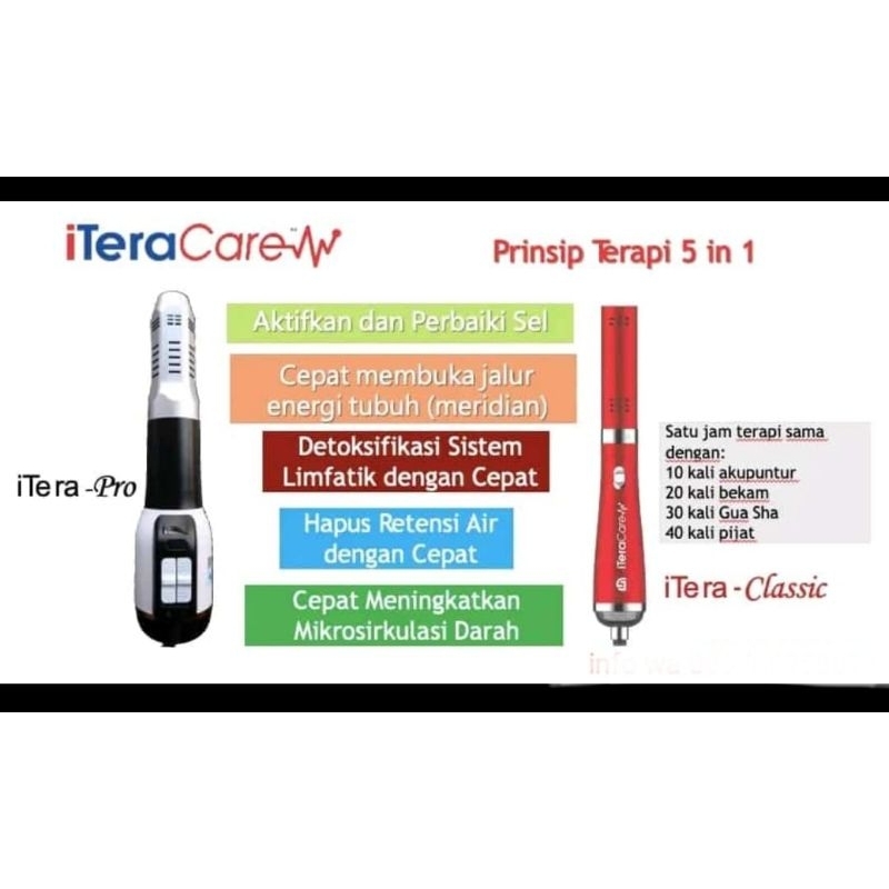 Jual Prife iteracare terahertz alat terapi tipe classic warna merah ...