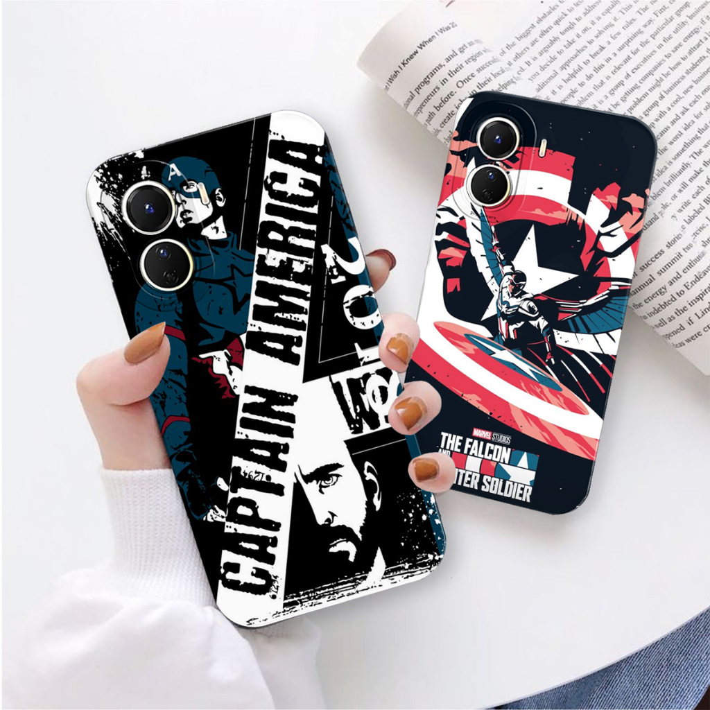 Jual Softcase Vivo Y16 4G 2023 Motif Captain America Aesthetic - Case ...