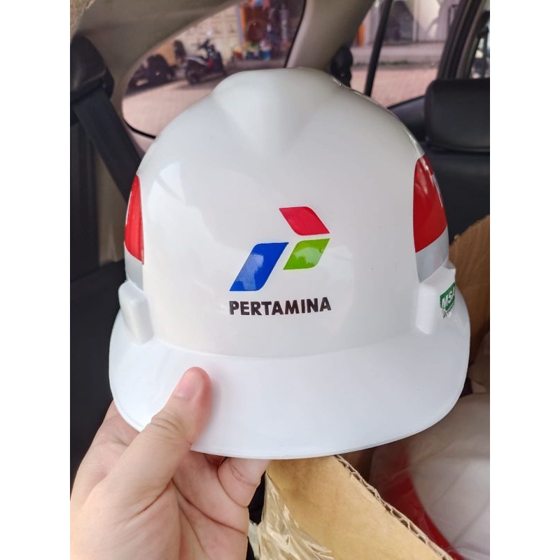 Jual Helm Safety Pertamina MSA VGard Iner Fastrack Original Murah ...