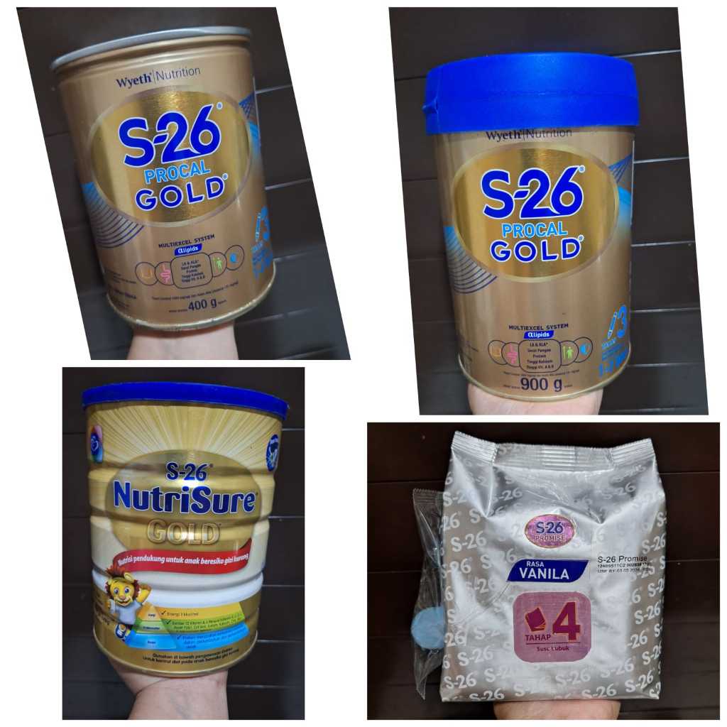 Jual SUSU S26 PROCAL GOLD TAHAP 3 400GR // SUSU S26 PROMISE TAHAP 4 ...