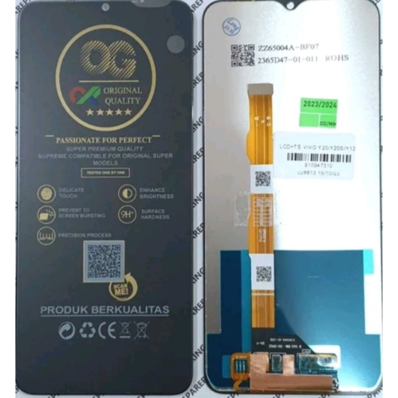 Jual LCD TOUCHSCREEN VIVO Y20 Y20S Y12S Y15S Y01 Y01A OG SUPER SAN INDOSPP DAN SHINESTAR ...