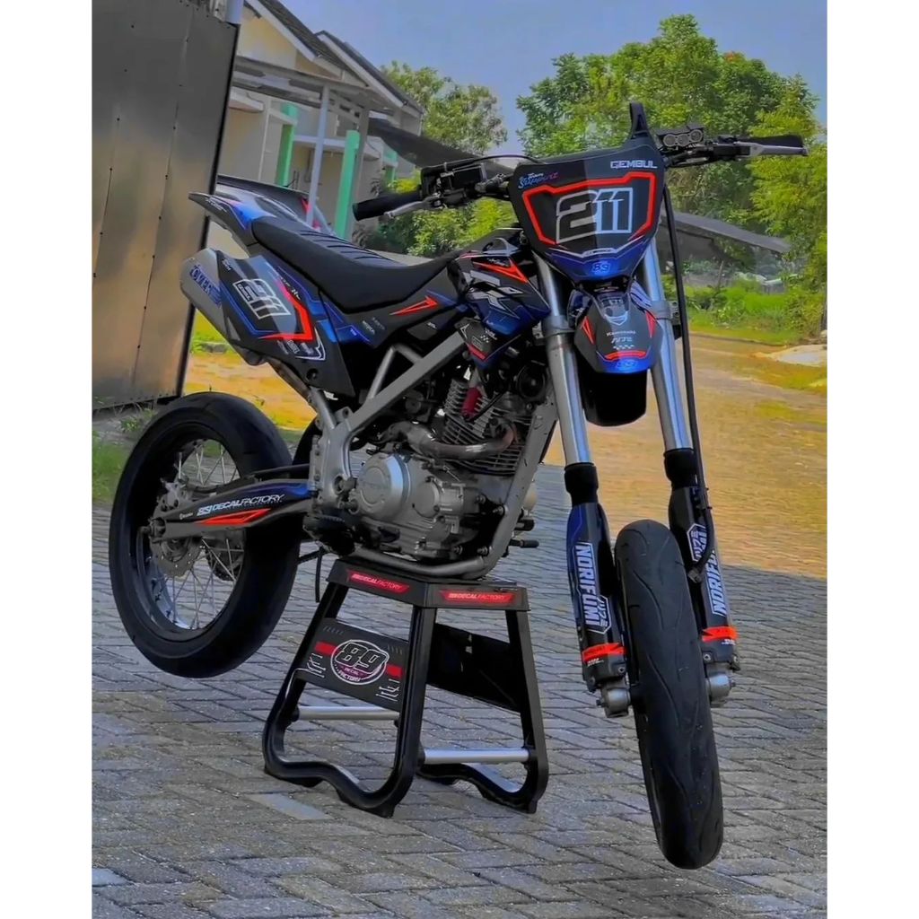 Jual Decal/Stiker DTX-WR155/klx gordon/CRF /KLX BF full body(Bisa ganti ...