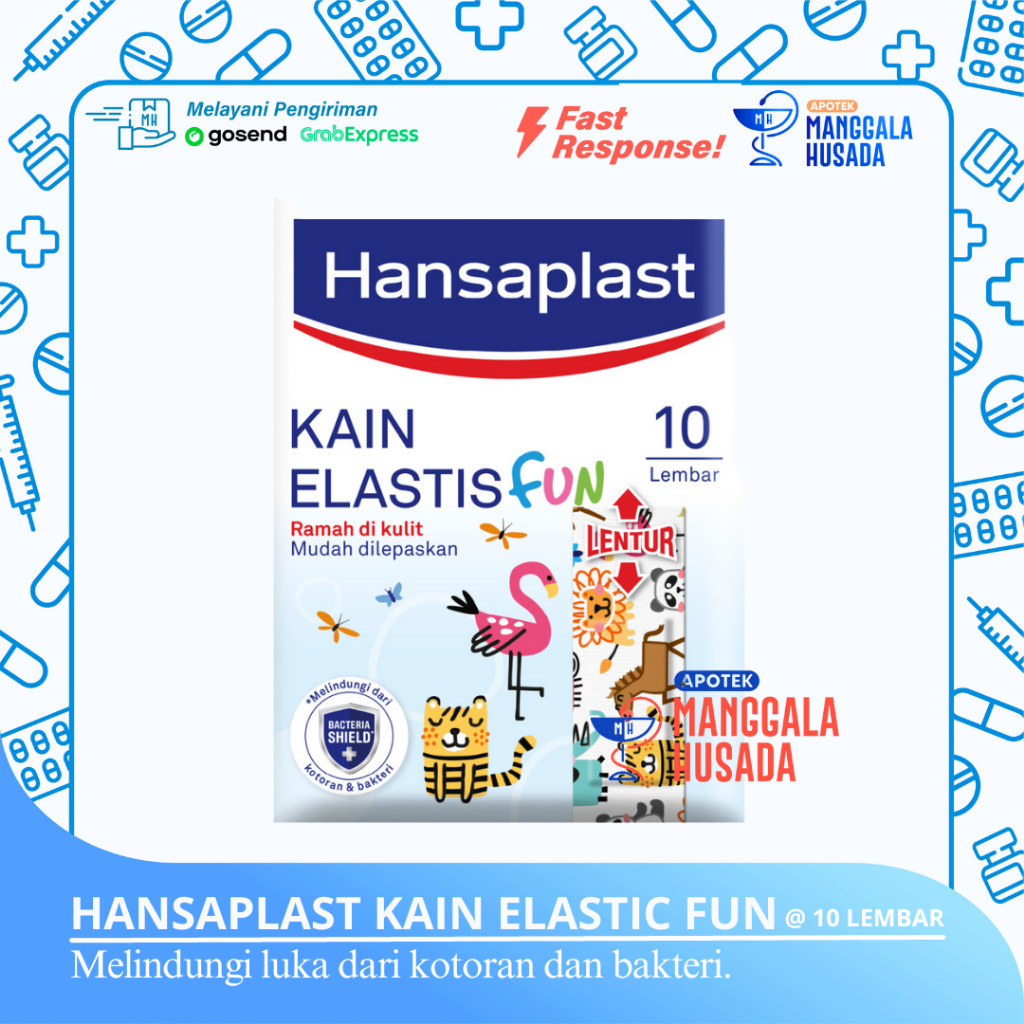 Jual HANSAPLAST ELASTIC FUN @ 10 LEMBAR | Shopee Indonesia