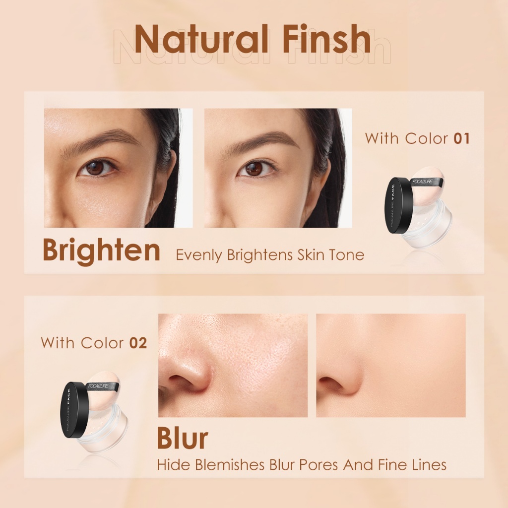 Jual FOCALLURE Super Fine Loose Powder - Loose Setting Powder 3 Colours ...