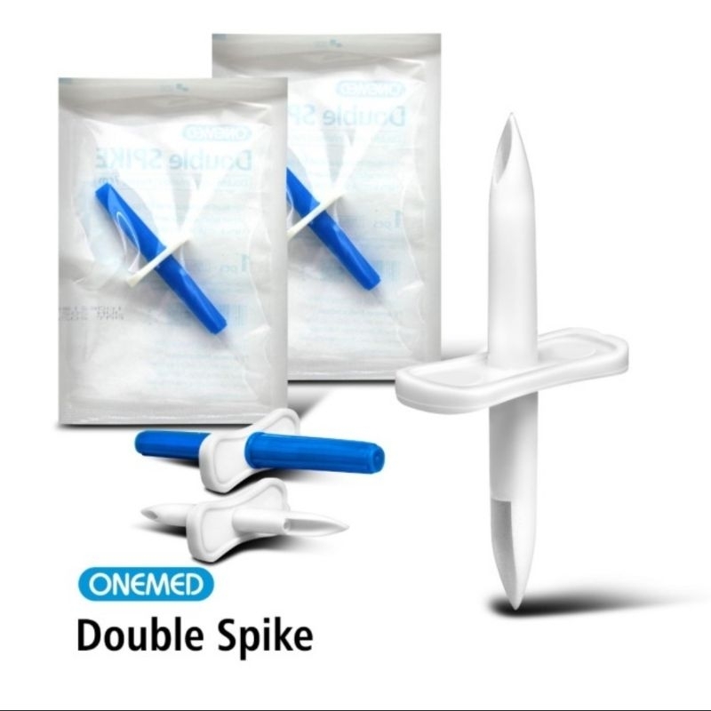 Jual Double spike infusion alat penusuk botol infus transofix | Shopee ...