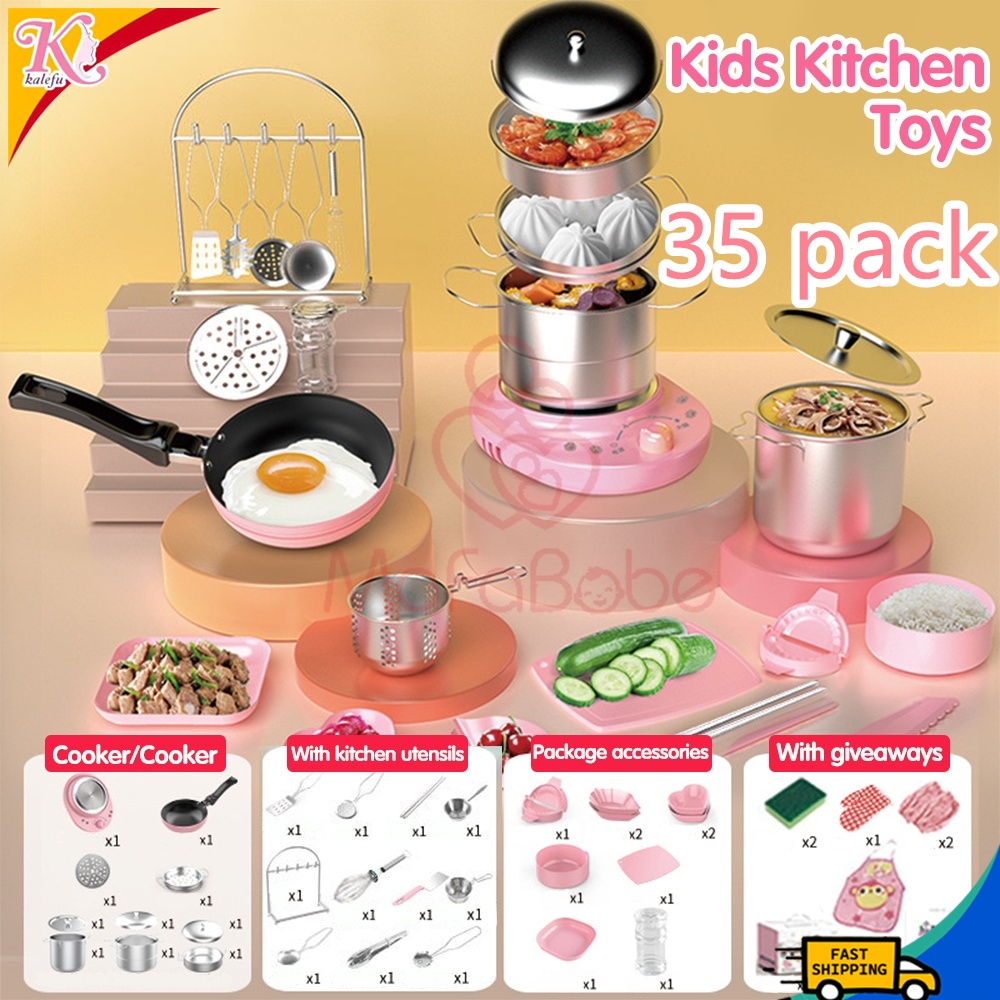 Jual Set Dapur Mini Mainan Masak Pura-pura Anak-anak Mainan Rumah ...