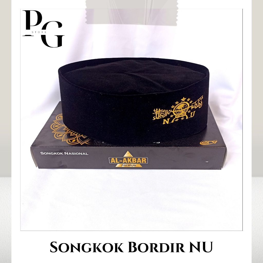 Jual Songkok Bordir NU KUNING // Peci Hitam Bordir NU Songkok Santri ... Jual Songkok Bordir NU KUNING // Peci Hitam Bordir NU Songkok Santri ...