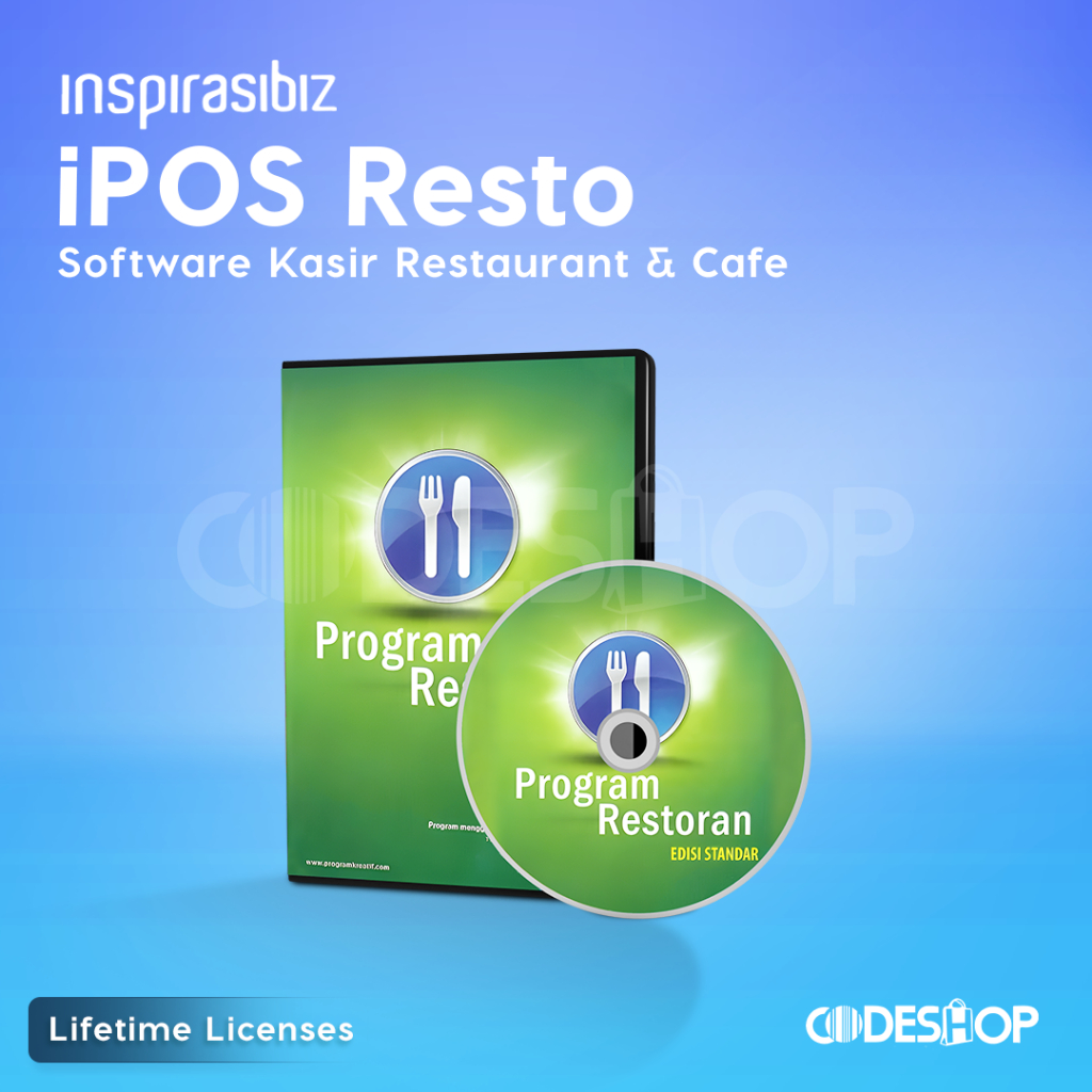 Jual Software Resto 3.0 Program Kasir Restaurant Cafe Lengkap IPOS ...