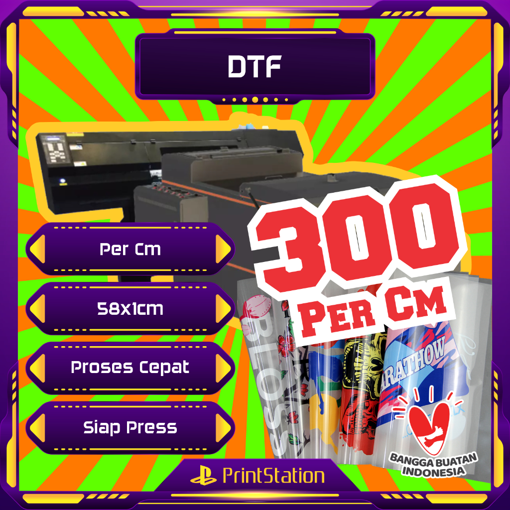 Jual Print DTF Per Cm / Cetak Sablon Digital Murah Cepat Bagus | Shopee Indonesia