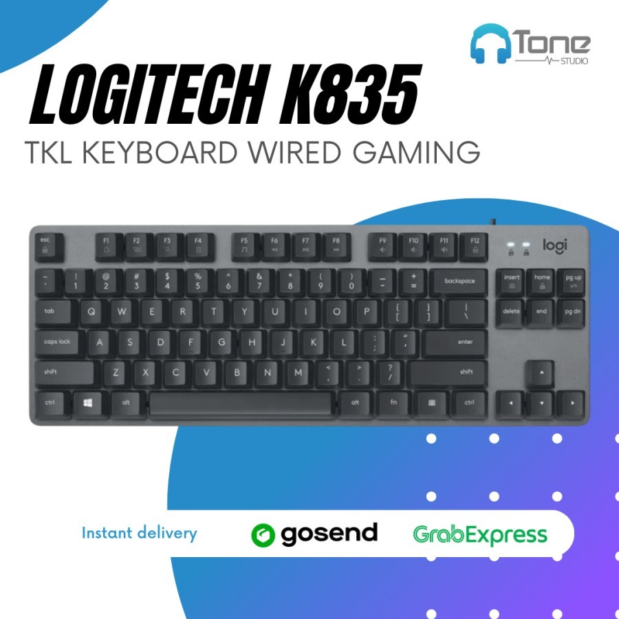 Jual Keyboard Mechanical Logitech K835 Wired Gaming TKL 84-key | Shopee Indonesia