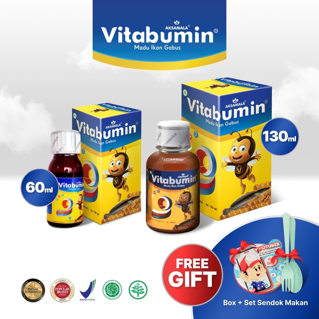 Jual Vitabumin Madu Ikan Gabus 130ml | Shopee Indonesia