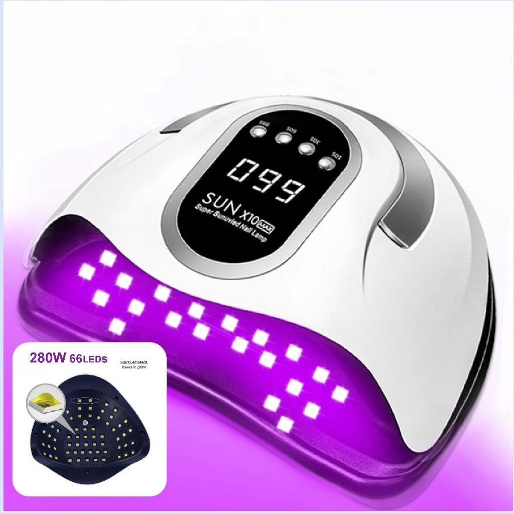 Jual 【100% Original】NEW SUN X11/ SUN X10 Max 280W 66Leds Dalam Full Hitam Lampu Pengering Kutek ...