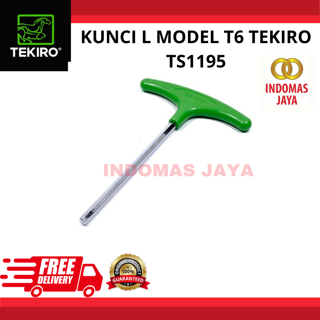 Jual TEKIRO T-SHAPE HEX 6mm kunci L model T shape ORIGINAL TEKIRO Kunci ...