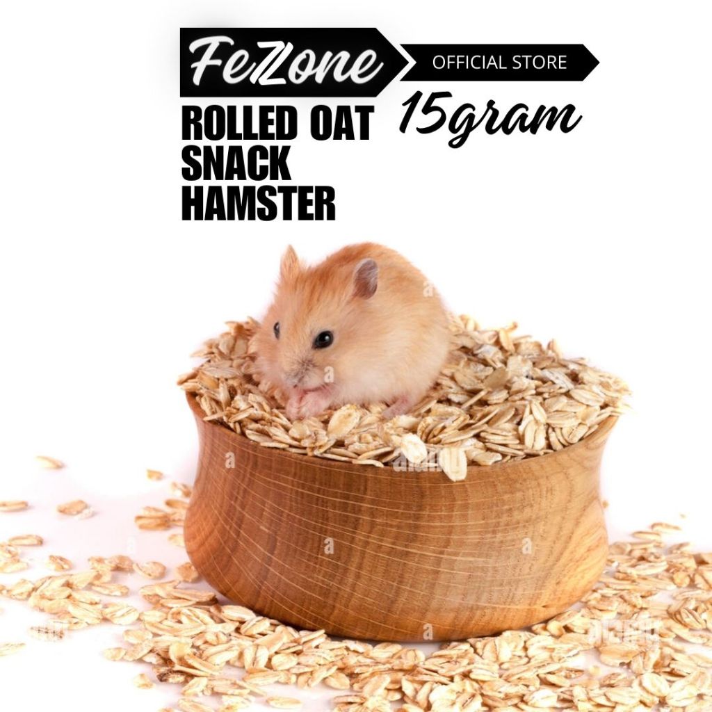 Jual Snack Hamter Rolled Oat Camilan Hamster Murni Tanpa Minyak dan ...