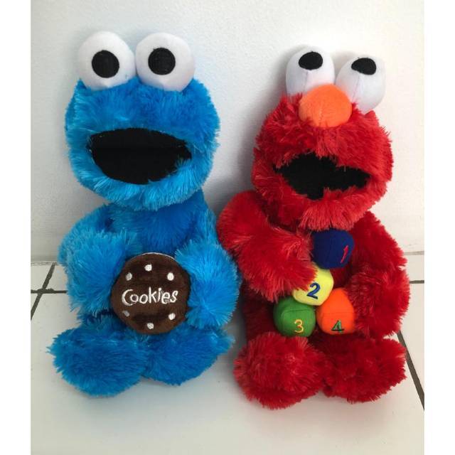 Jual Dreamtoys96 Boneka Elmo Dadu,cookies monster Ukuran XL | Shopee ...