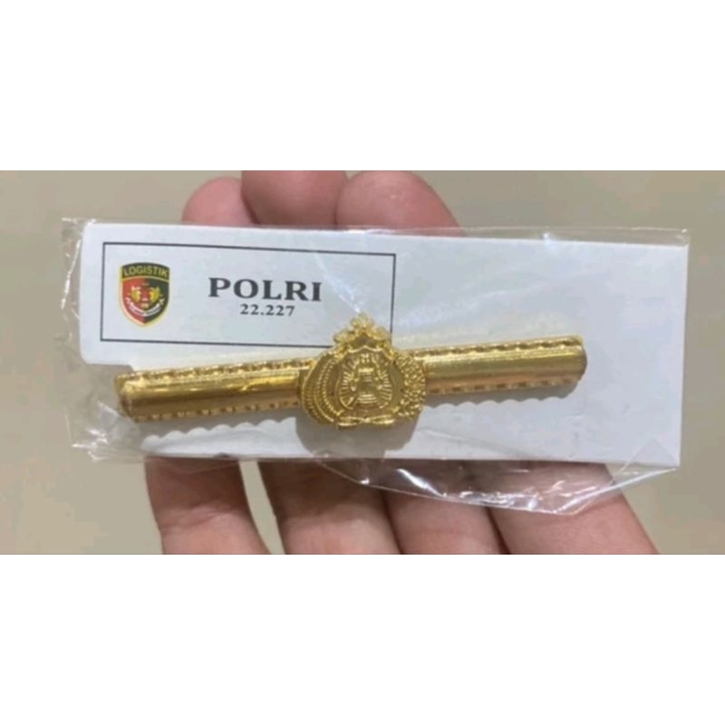 Jual Pin dasi Polri / Penjepit dasi Polri / Jepit dasi logo Polri ...