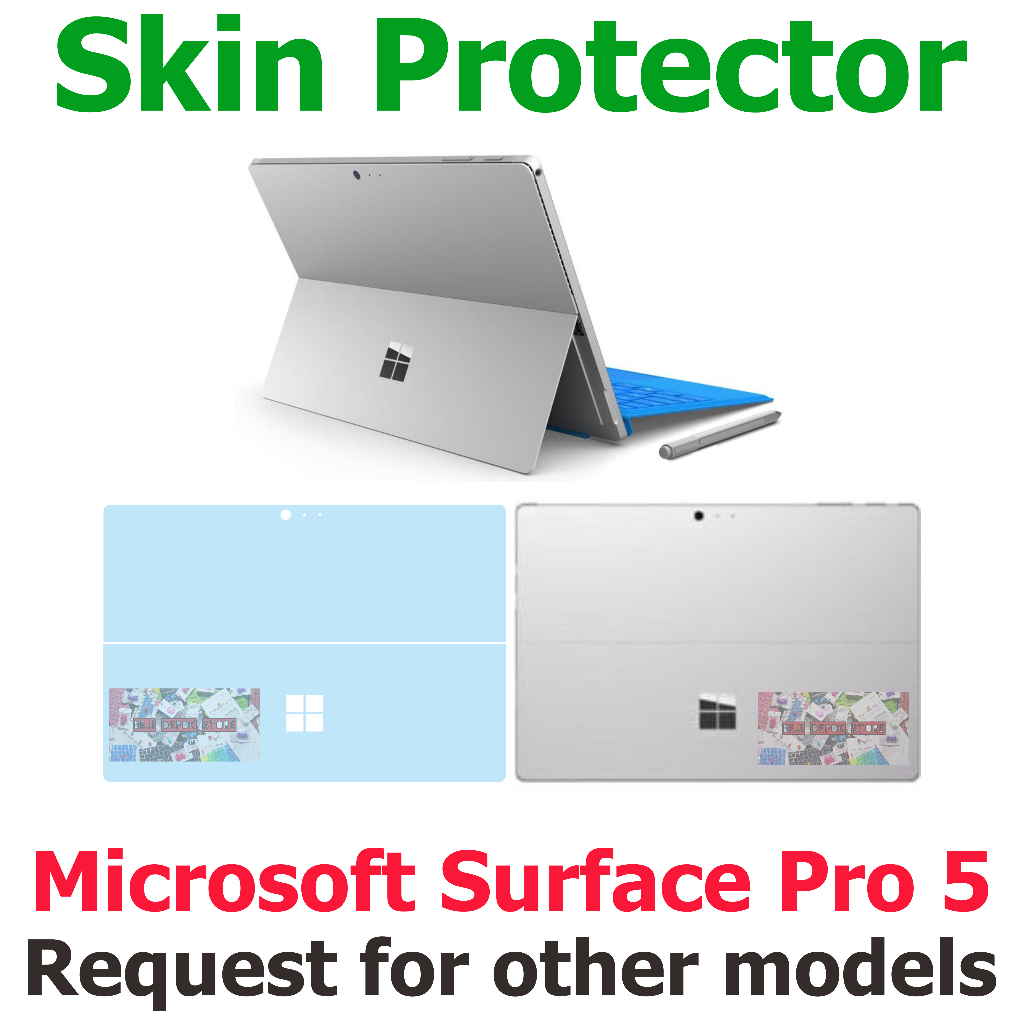 Jual Microsoft Surface Pro 5 Touchscreen Skin Guard Garskin | Shopee ...