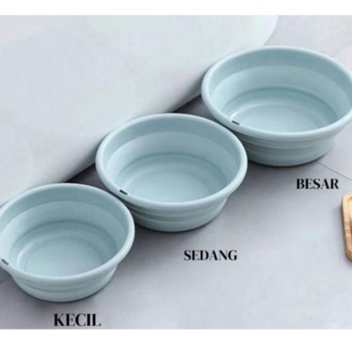 Jual [SMALLBELL] BASKOM LIPAT PORTABLE / BASKOM LIPAT SERBAGUNA NEW ...