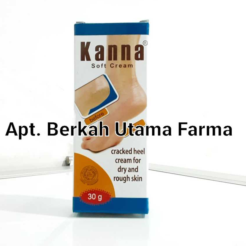 Jual Kanna Soft Cream 30 gr - Untuk kulit kering, kasar dan pecah-pecah ...