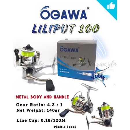 Jual REEL MINI OGAWA LILIPUT 100 | Shopee Indonesia